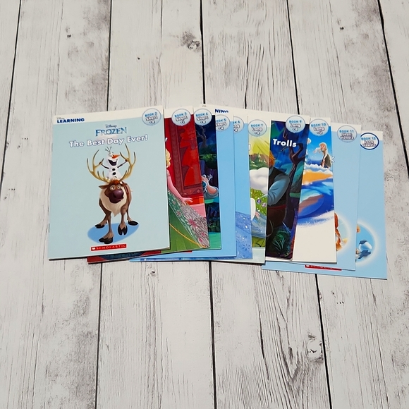 Disney | Other | Disney Frozen Learning Bundle Of Books | Poshmark